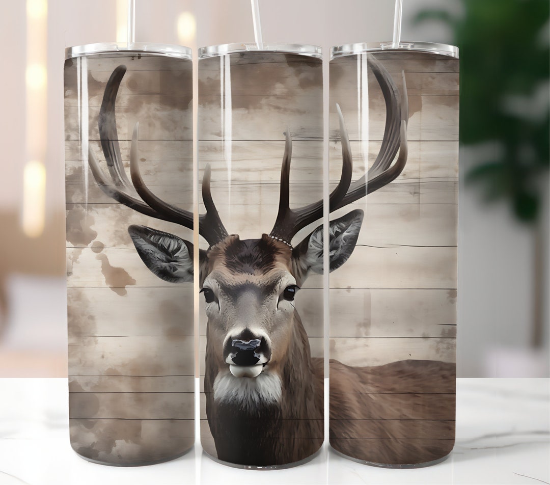 Deer 20 Oz Skinny Tumbler Sublimation Design| Gift for Fathers Day ...