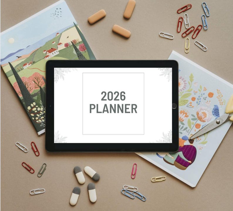 Printable - 2026 Minimalist Planner - Instant Download - PDF - Etsy