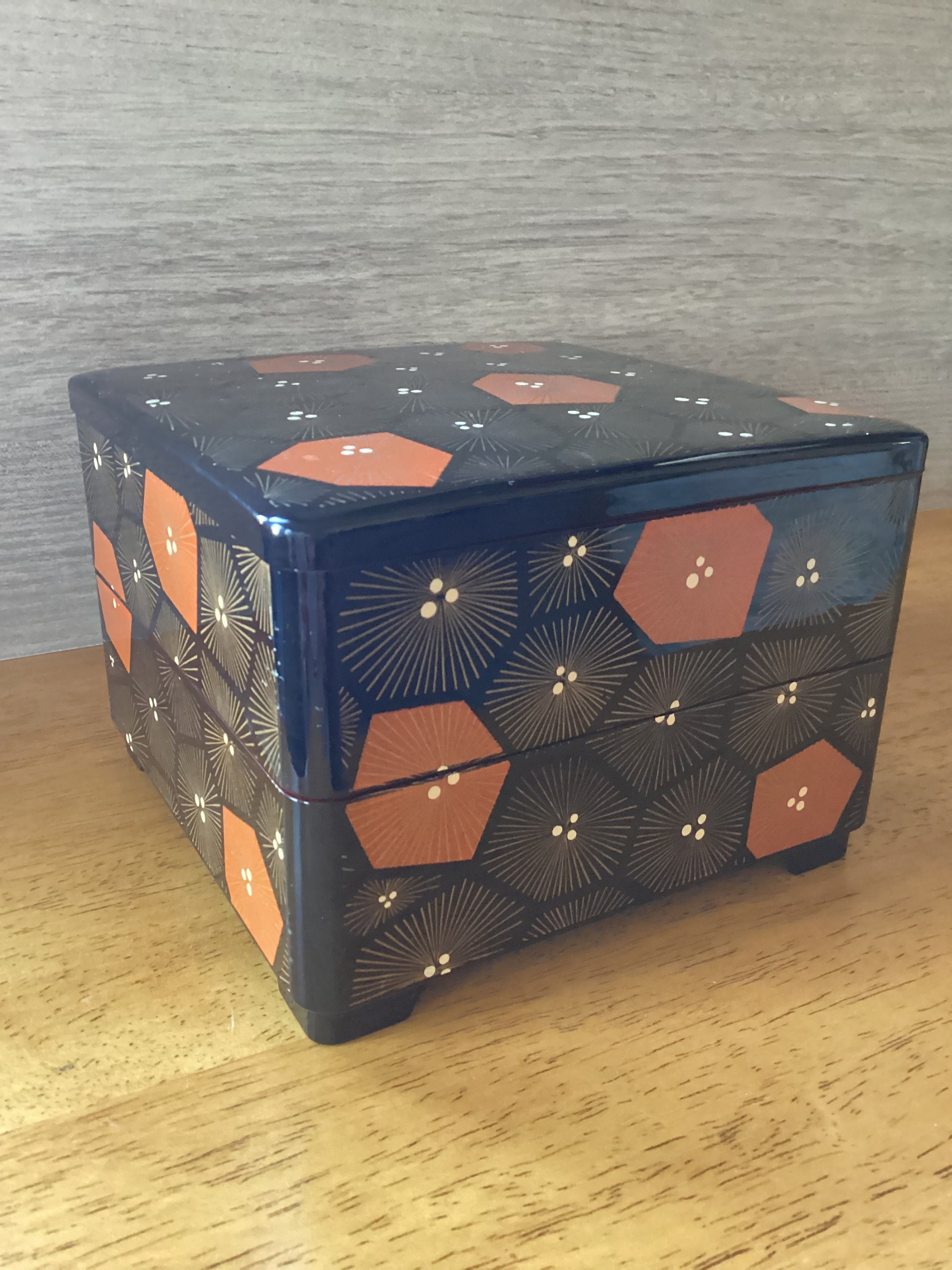 Retro Jubako Bento 2 Tier Stackable Box Yamanaka Made in Japan - Etsy
