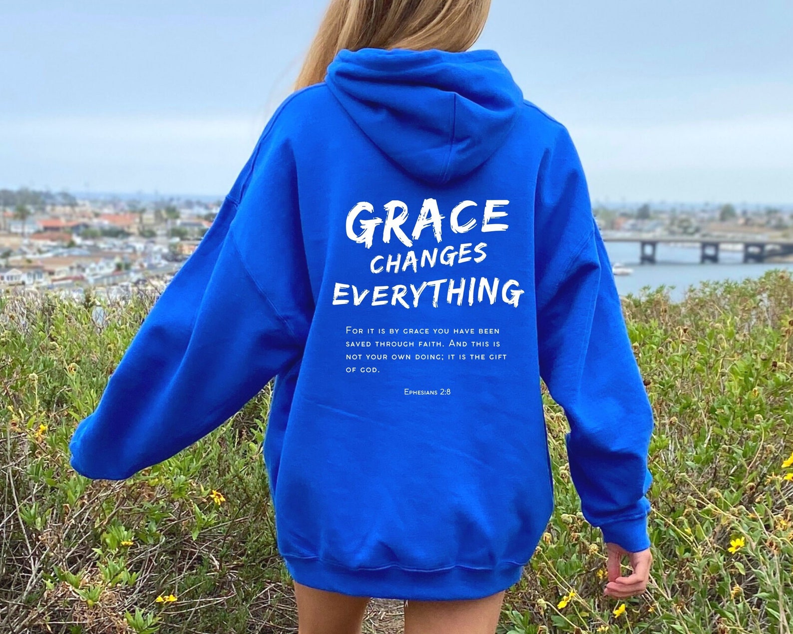 Grace Changes Everything Christian Hoodie, Christian Sweatshirt, Jesus ...
