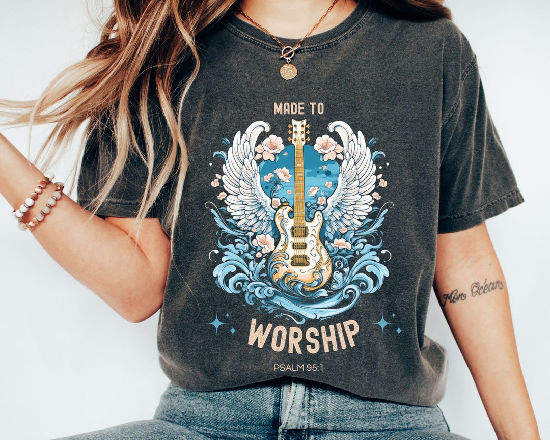 Camisa de adoración Salmo 95, Camisa de fe, Camisa cristiana de moda ...