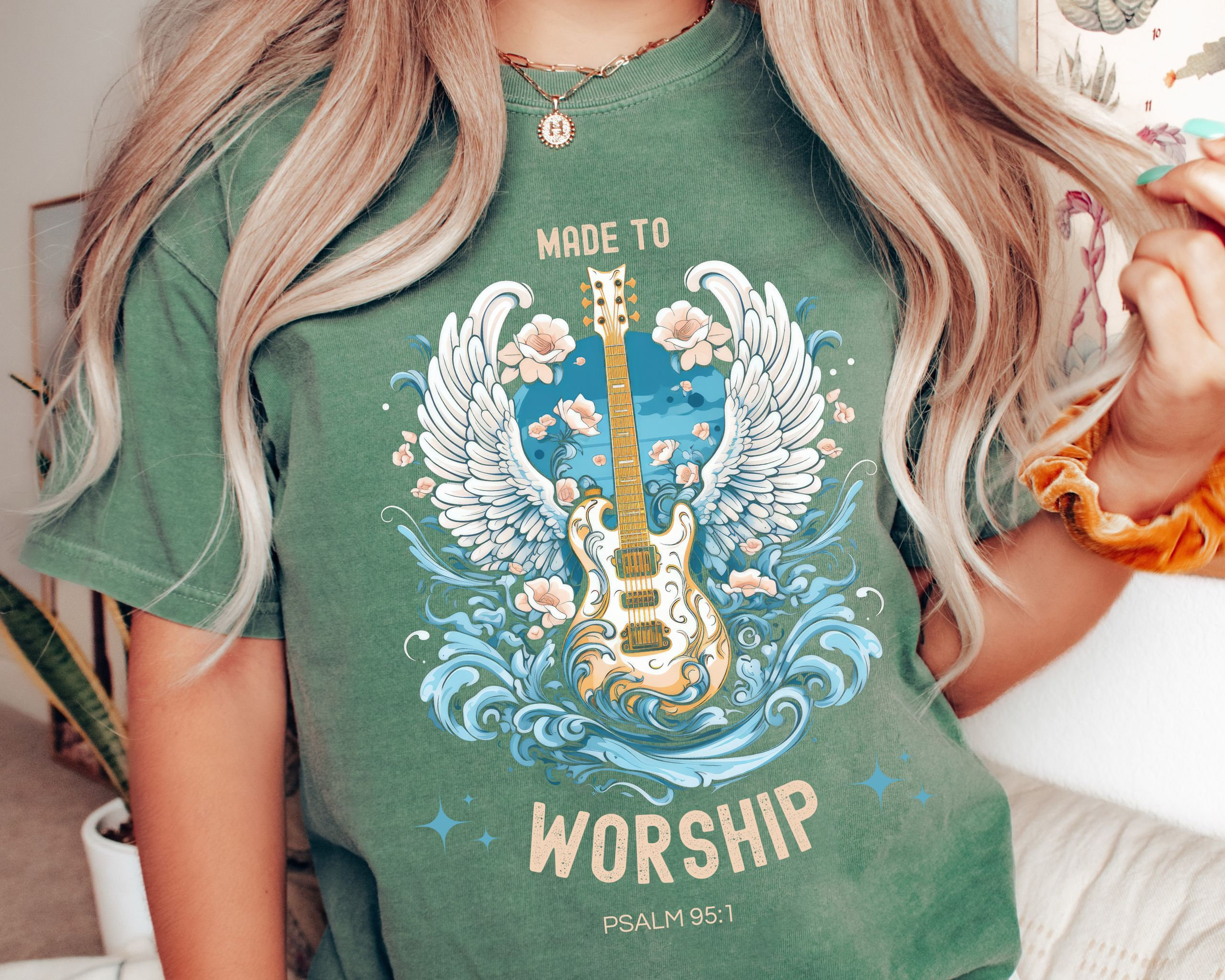 Camisa de adoración Salmo 95, Camisa de fe, Camisa cristiana de moda ...