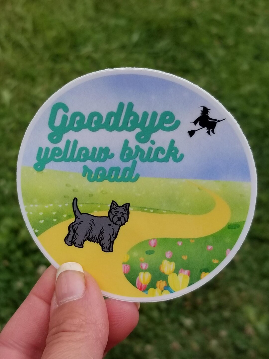 Goodbye Yellow Brick Road, Wizard of Oz, Groomer Sticker - Etsy