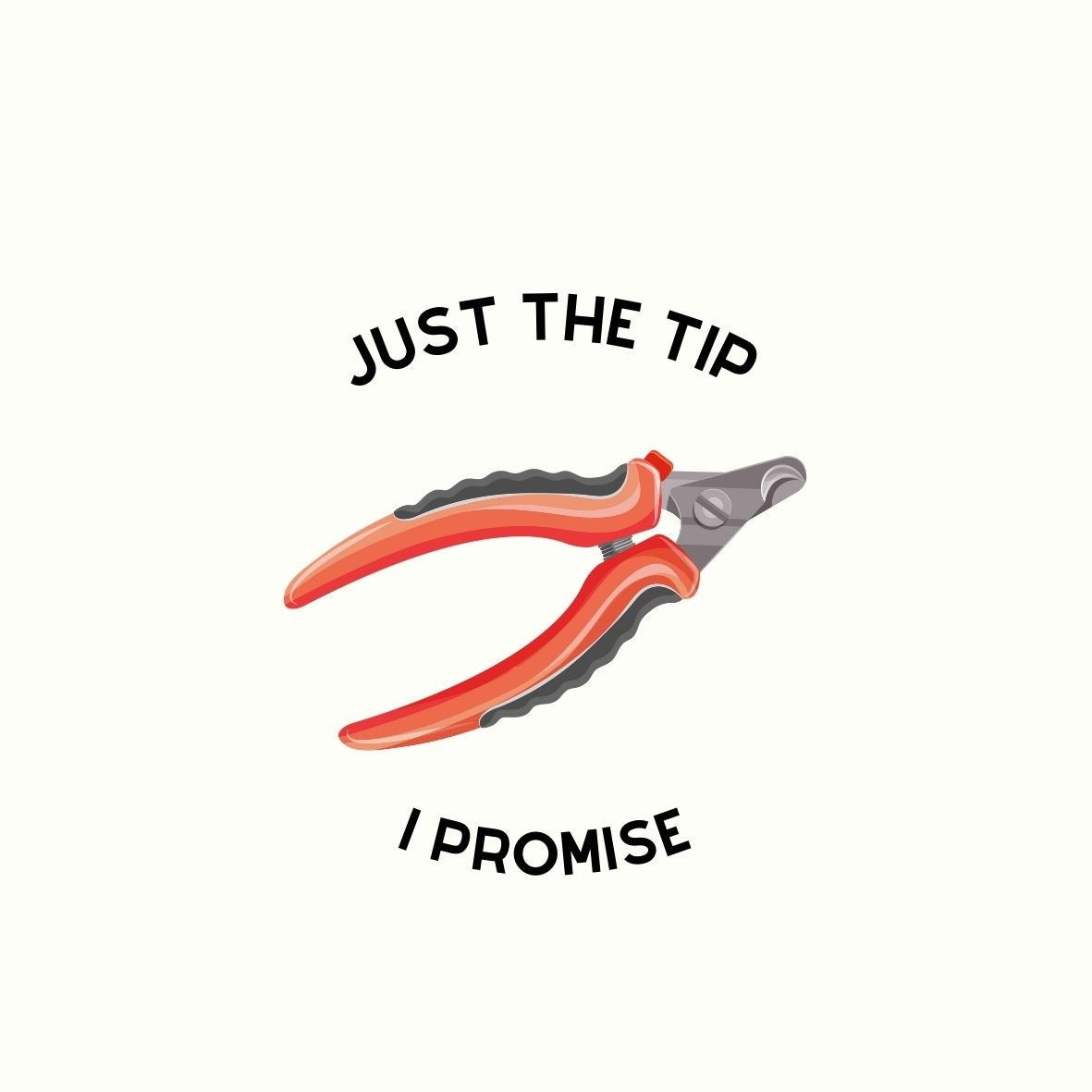 Just the Tip, Funny Grooming Sticker, Dog Grooming Sticker, Vet Tech ...
