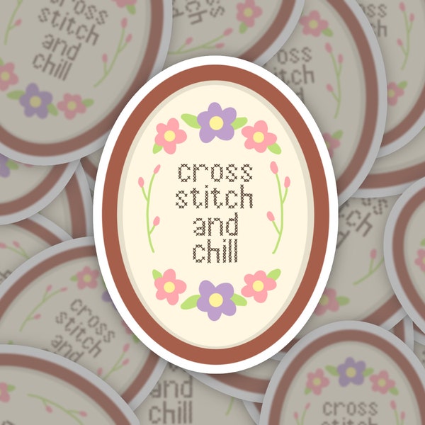 Cross Stitch Label - Etsy