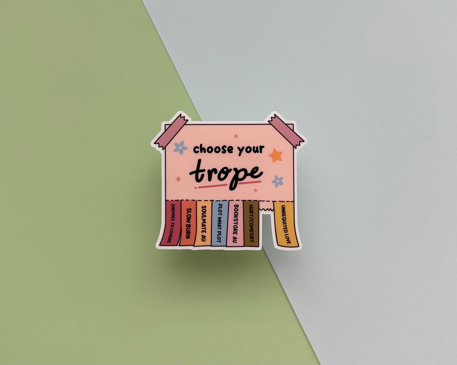 Choose Your Trope Vinyl Sticker Book Lover Stickers Kindle Sticker ...