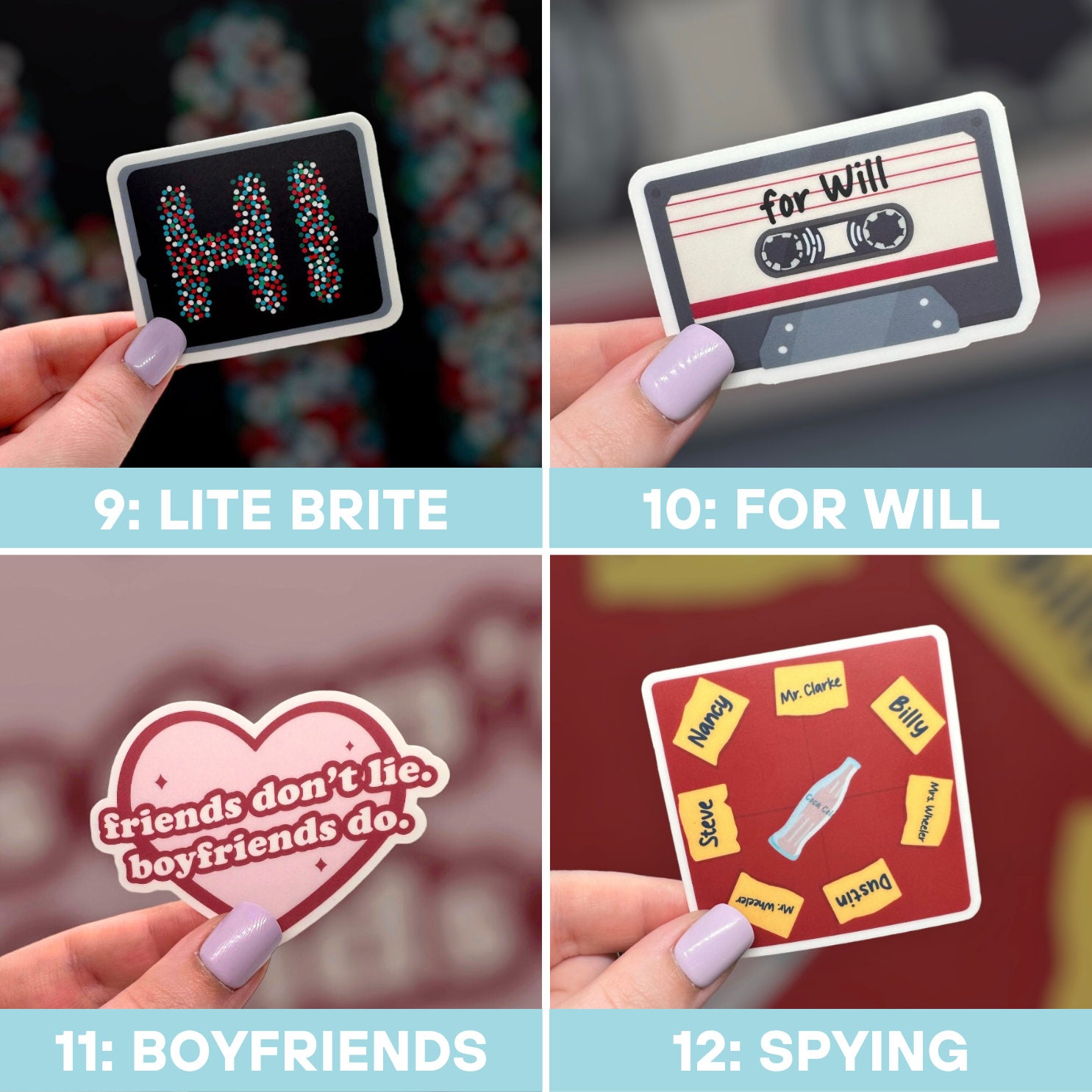 Stranger Stickers Vinyl Stickers ST - Etsy