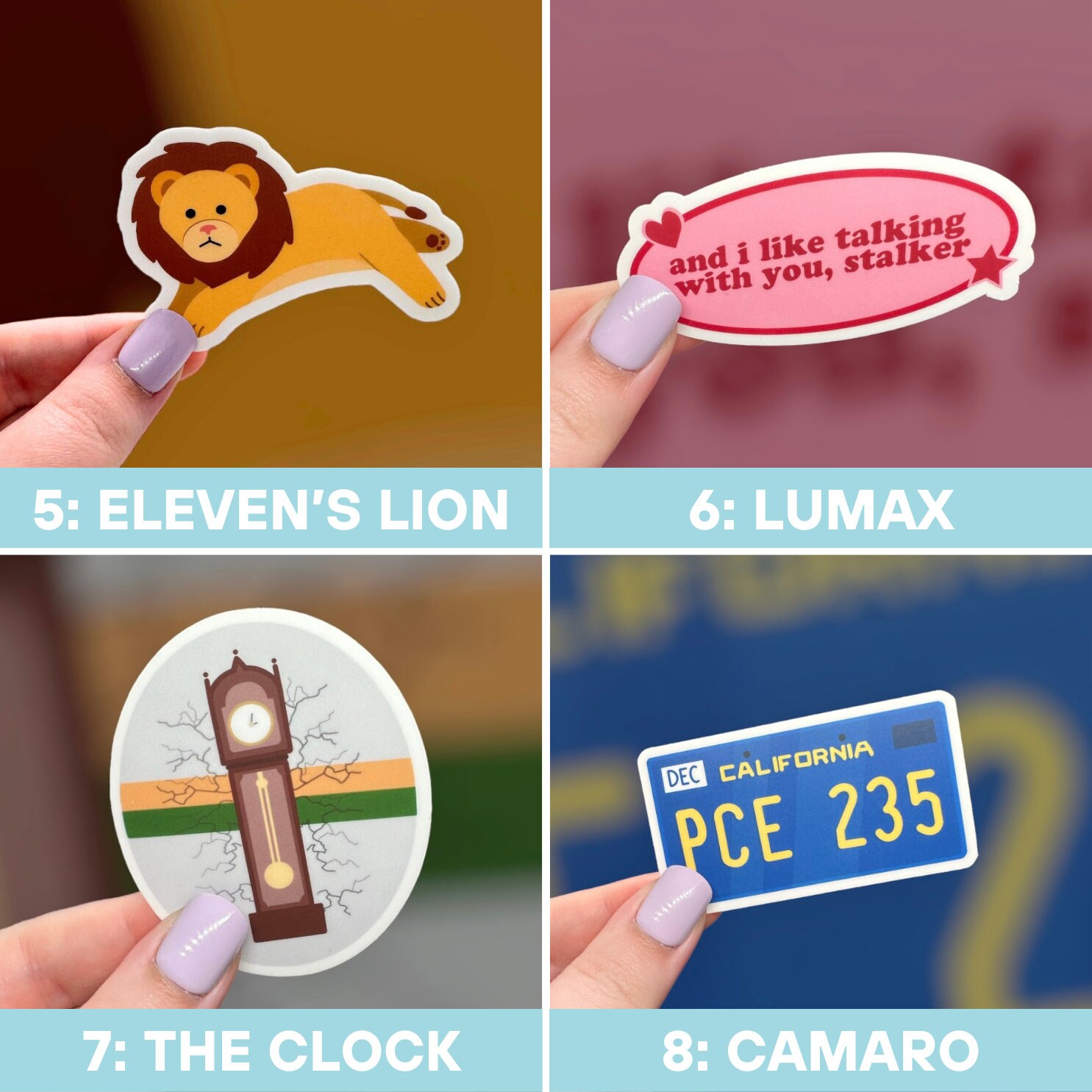 Stranger Stickers Vinyl Stickers ST - Etsy