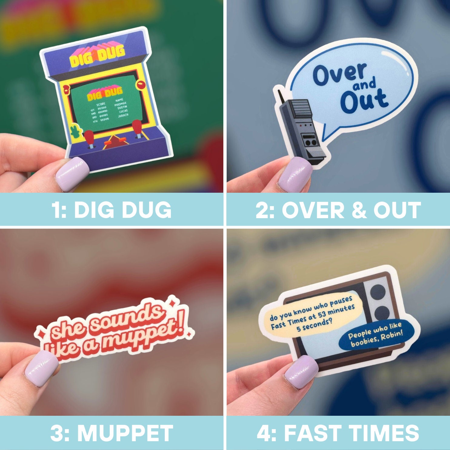 Stranger Stickers Vinyl Stickers ST - Etsy