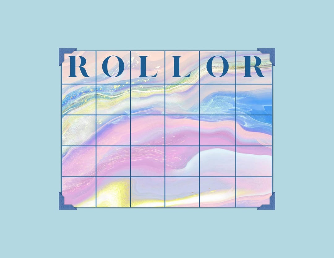 Mahjong Practice Board Multi Color Marble Digital File - Printable - Etsy