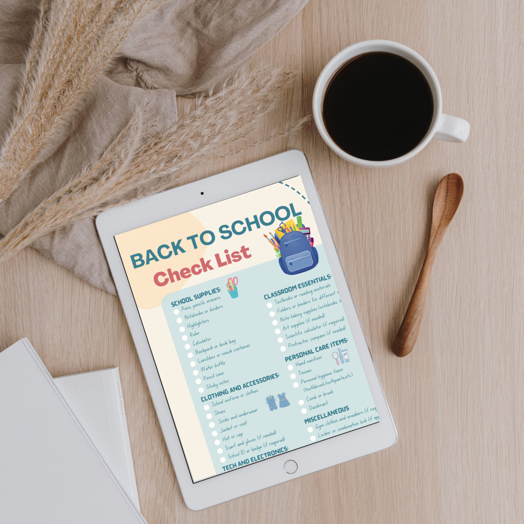 Printable Back to School Checklist | Instant Download | Stay Organized ...