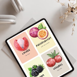 Dutch Fruit Flashcards With Pronunciation | Learn Dutch Fruit Names ...