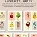 Dutch Alphabet Flashcards With Pronunciation | Learn Dutch Letters and ...