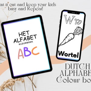 Printable Dutch Alphabet Colouring Sheets - Summer Vacation Activities ...