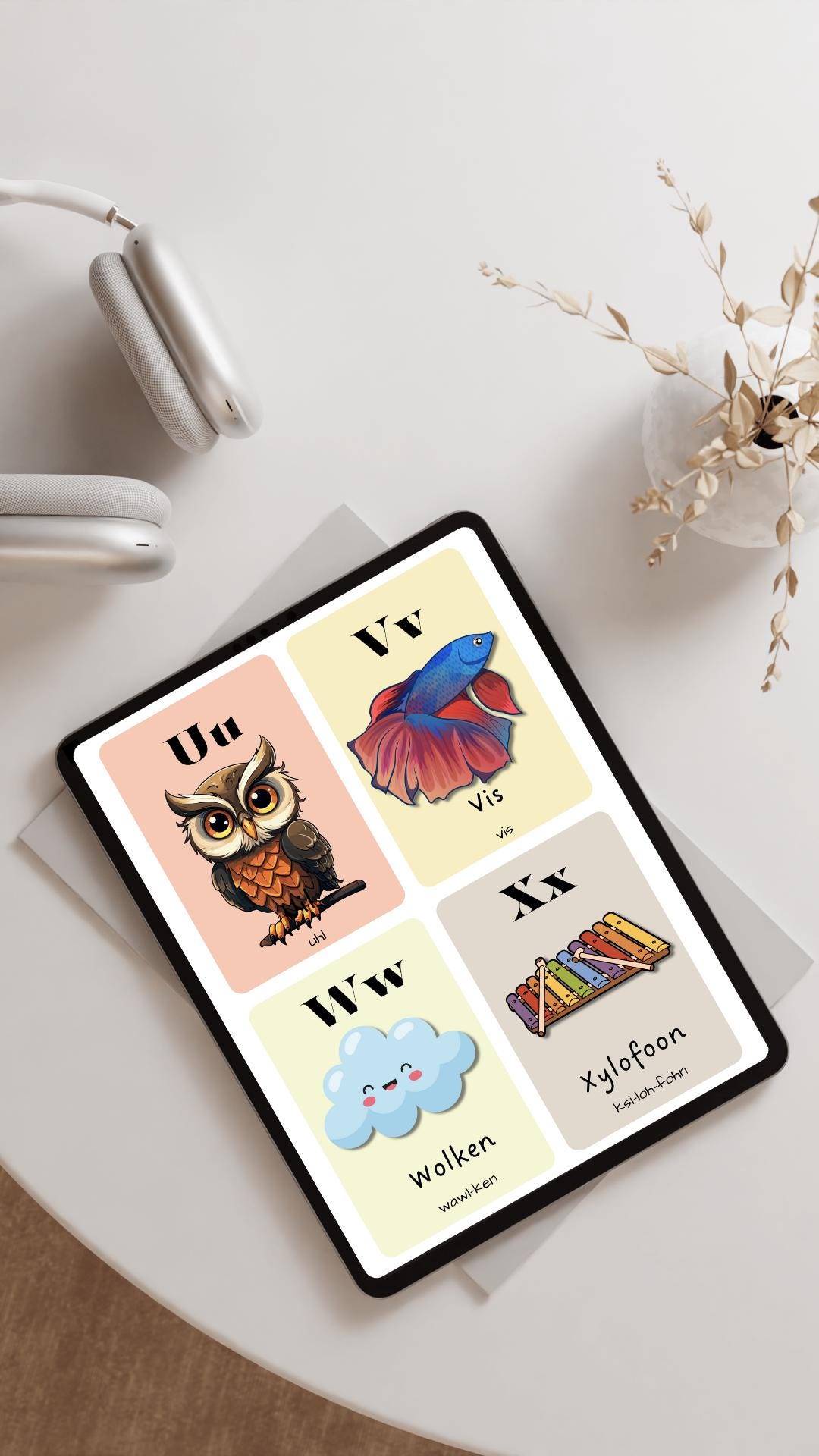 Dutch Alphabet Flashcards With Pronunciation | Learn Dutch Letters and ...