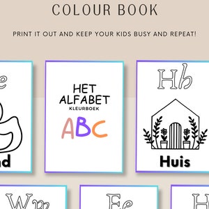 Printable Dutch Alphabet Colouring Sheets - Summer Vacation Activities ...