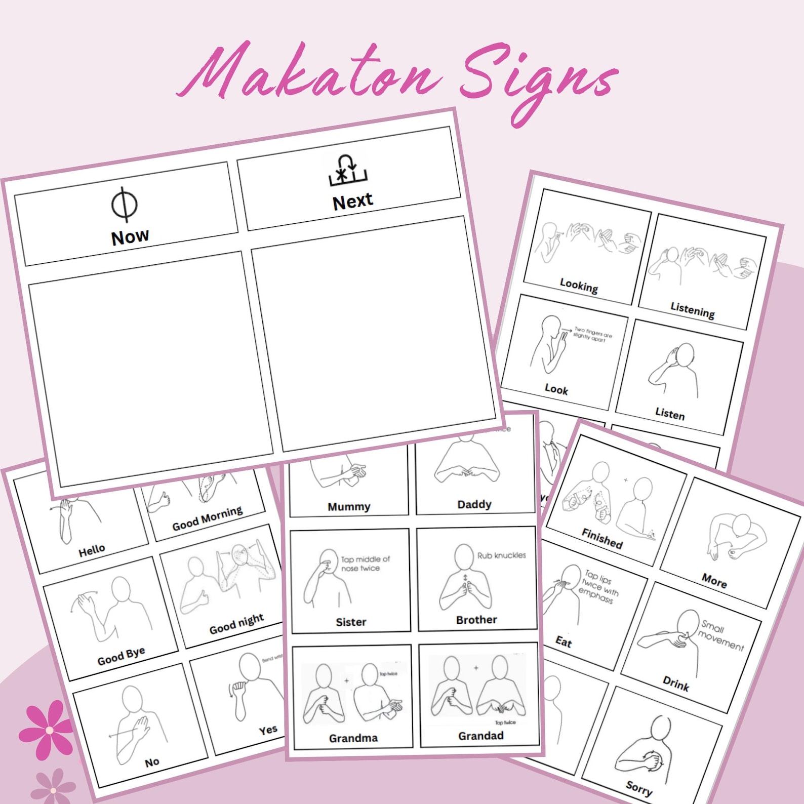 Makaton Communication Cards | Digital Download | Now Next Cards ...