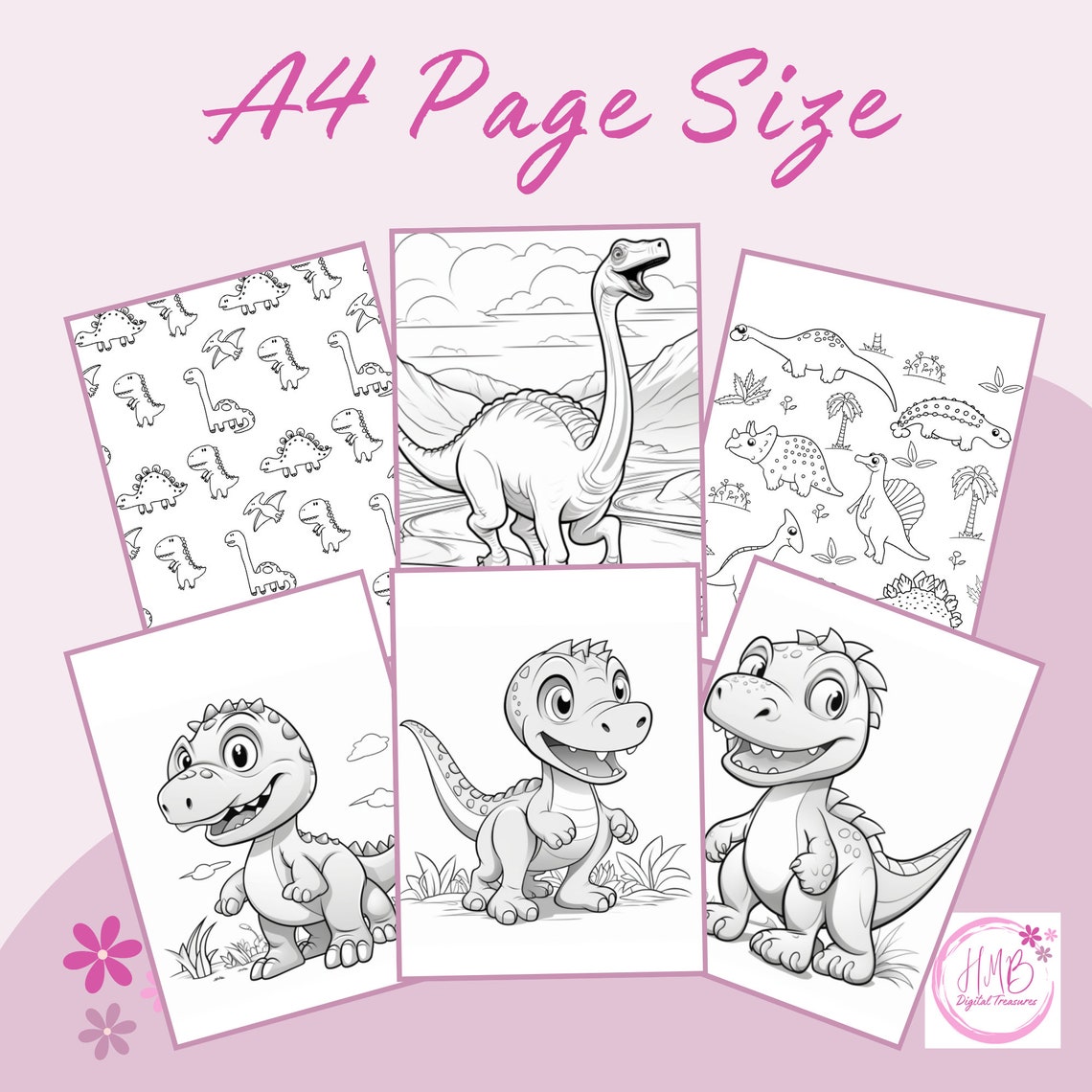 Children's Colouring Pages | 30 Dinosaur Designs to Colour in ...