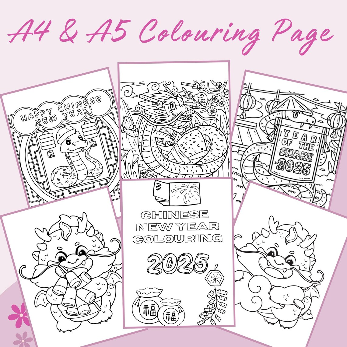 Children's Colouring Pages | 12 Chinese New Year Designs to Colour in ...