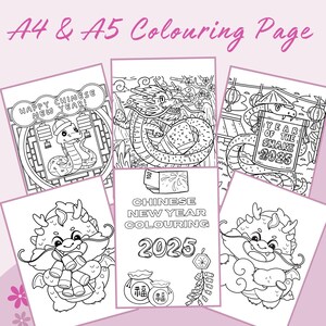 Children's Colouring Pages | 12 Chinese New Year Designs to Colour in ...