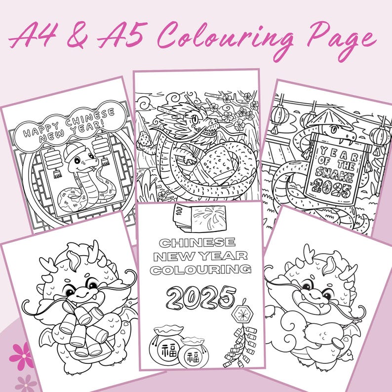 Children's Colouring Pages | 12 Chinese New Year Designs to Colour in ...