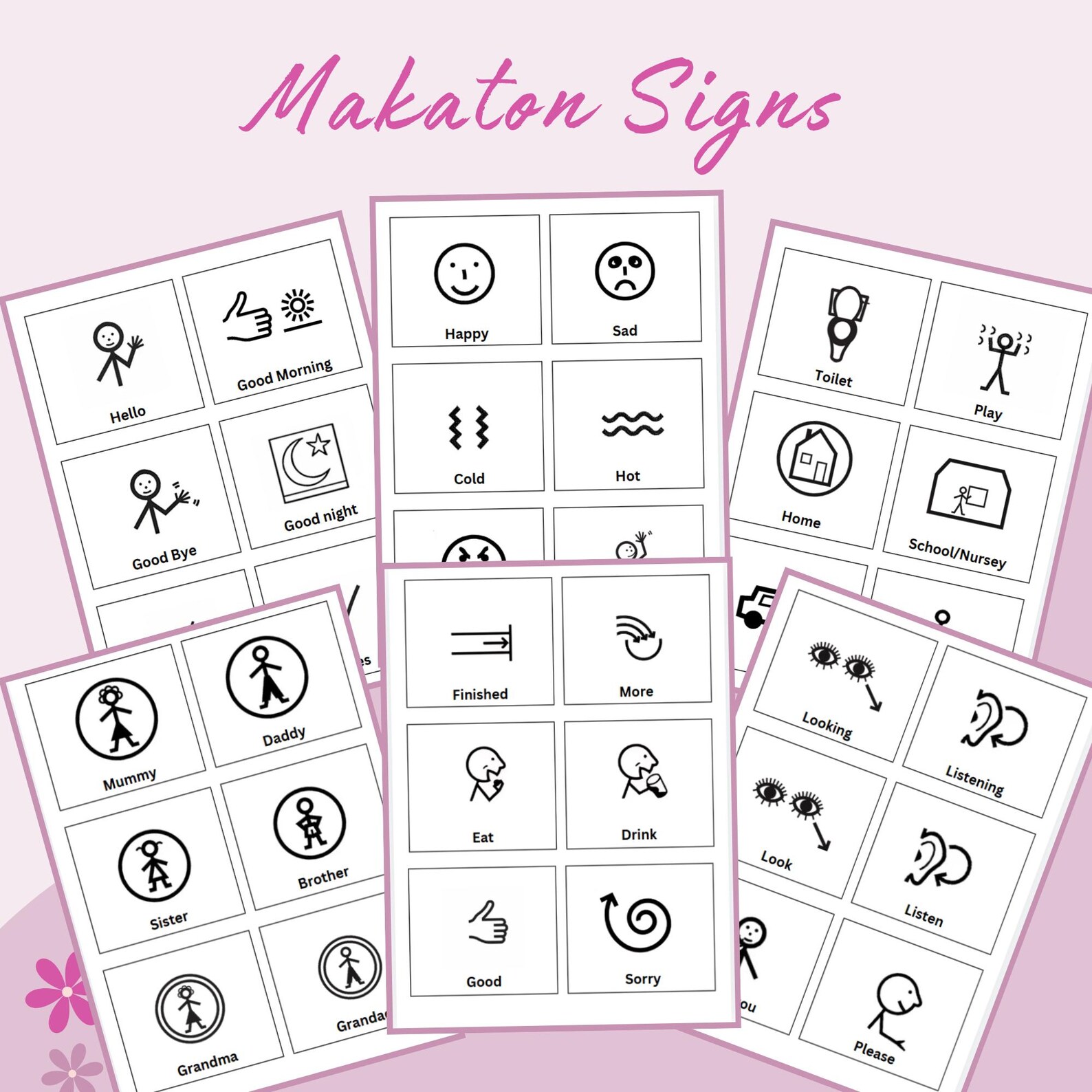 Makaton Communication Cards | Digital Download | Now Next Cards ...