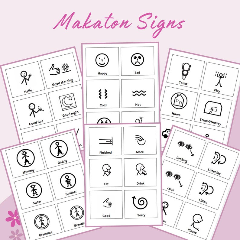 Makaton Communication Cards | Digital Download | Now Next Cards ...