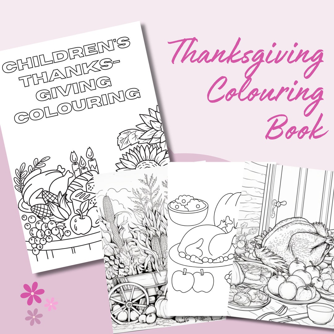 Children's Colouring Pages | 24 Thanksgiving Designs to Colour in ...