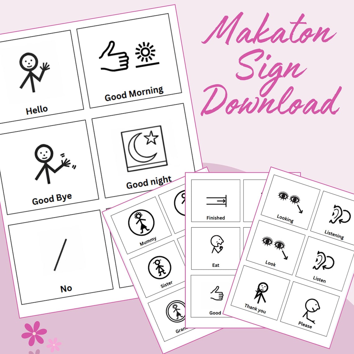 Makaton Communication Cards | Digital Download | Now Next Cards ...
