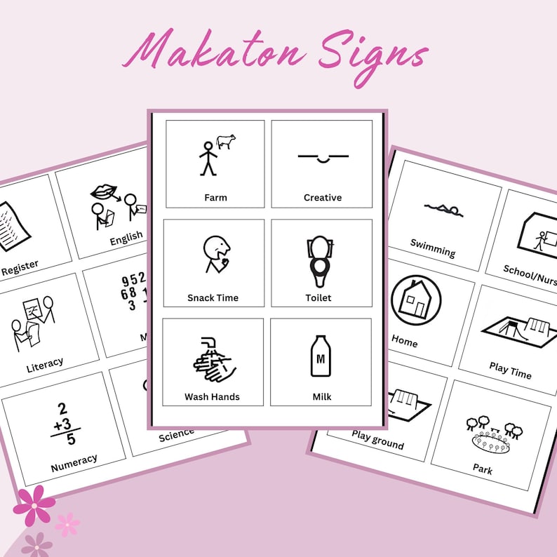 Makaton Communication Cards for Education | Digital Download | Now Next ...