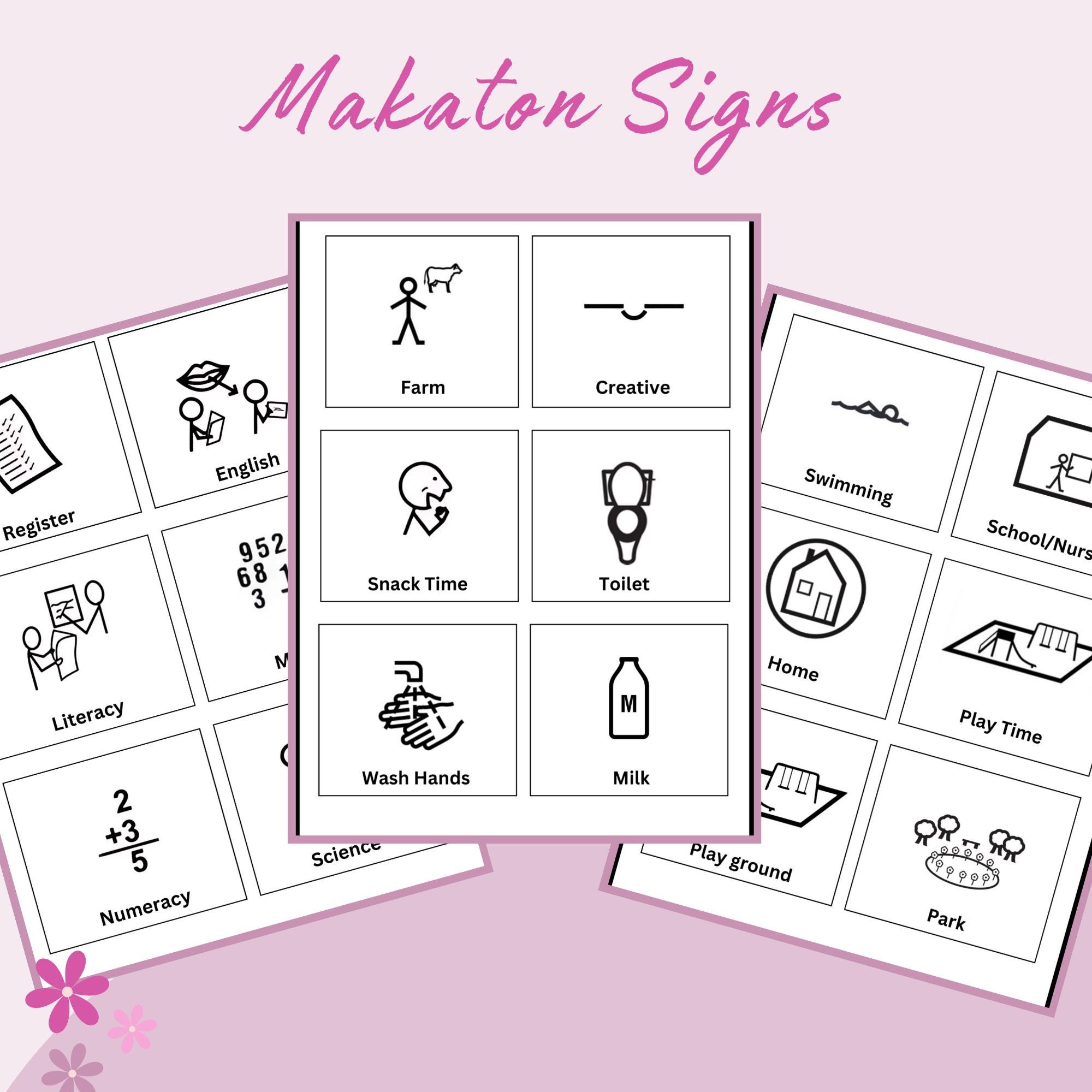 Makaton Communication Cards for Education | Digital Download | Now Next ...