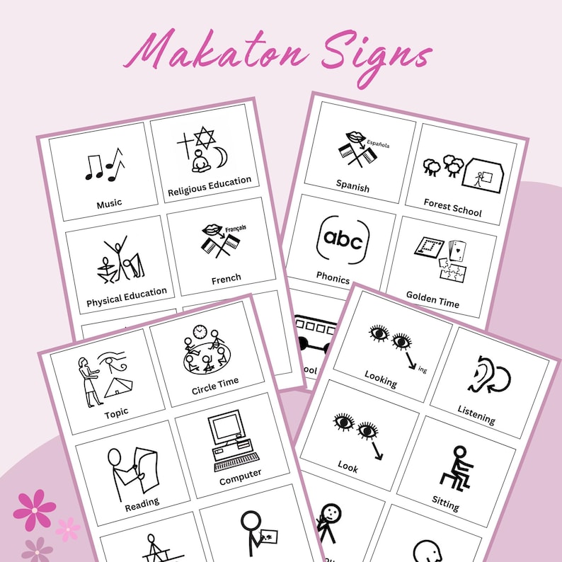 Makaton Communication Cards for Education | Digital Download | Now Next ...