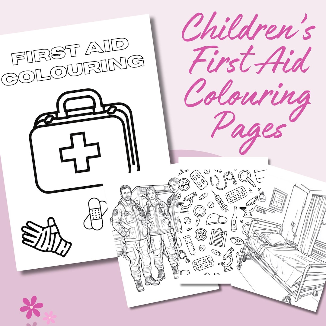 Children's Colouring Pages | 14 First Aid Designs to Colour in ...