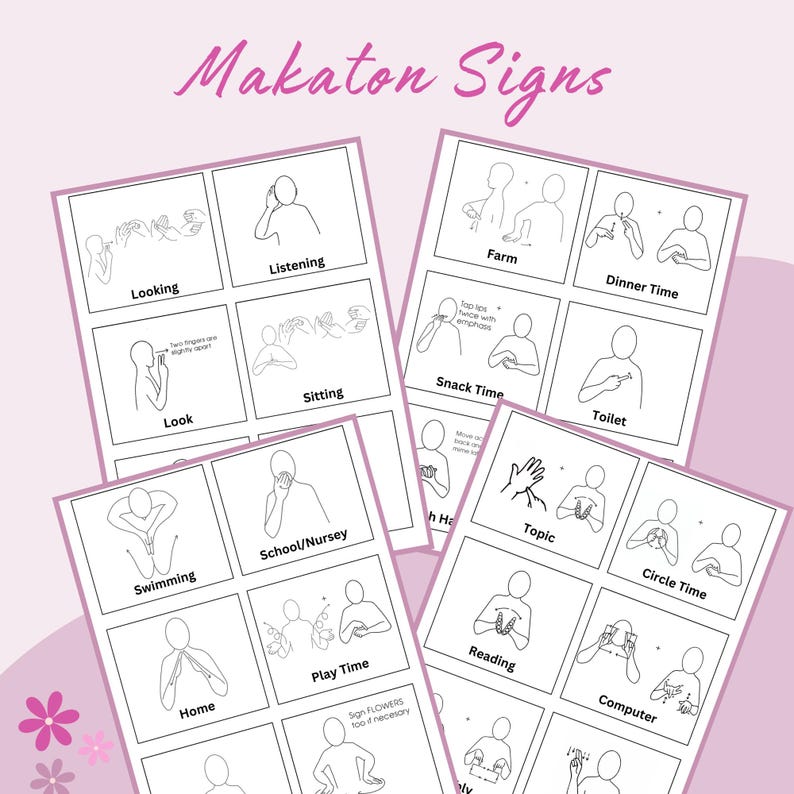 Makaton Communication Cards for Education | Digital Download | Now Next ...