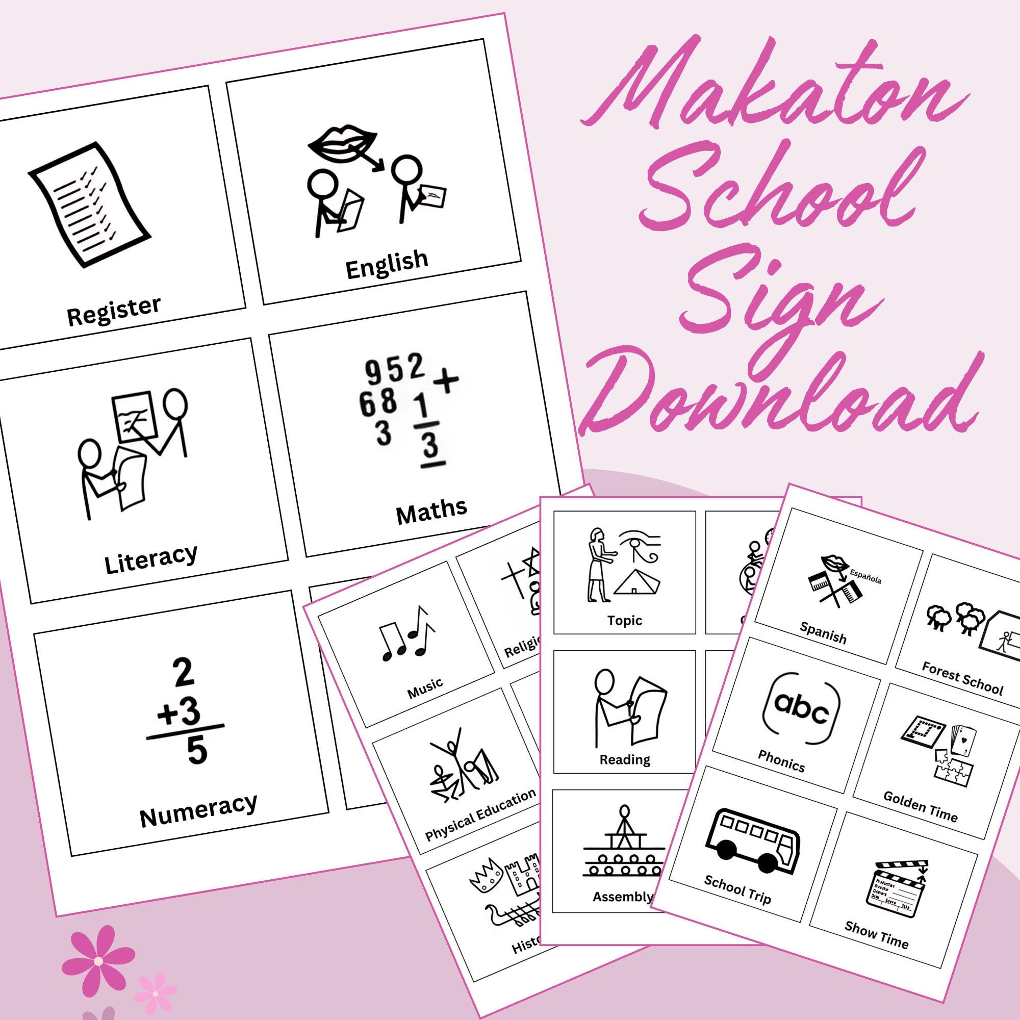 Makaton Communication Cards for Education | Digital Download | Now Next ...
