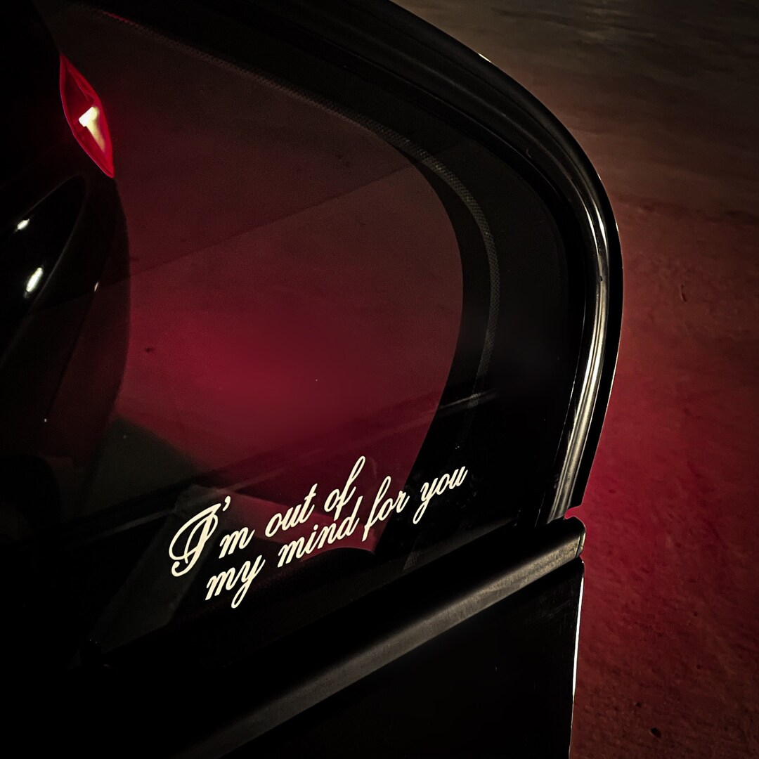 Quote Car Decal, Gothic Car Decal, Cute Car Decal, Auto Accessory, Car ...