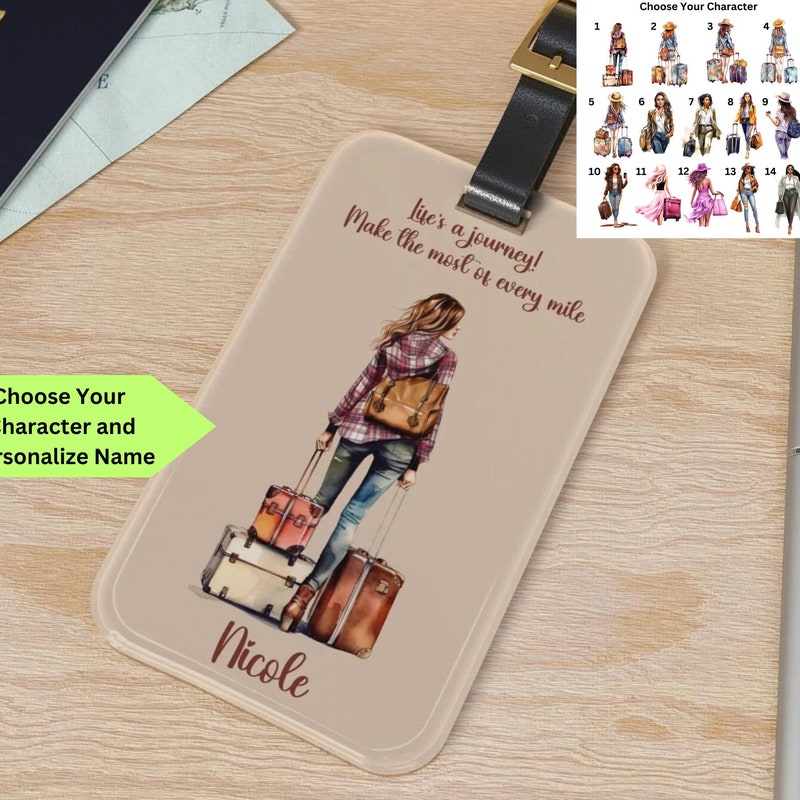 Unique Luggage Tags - Etsy