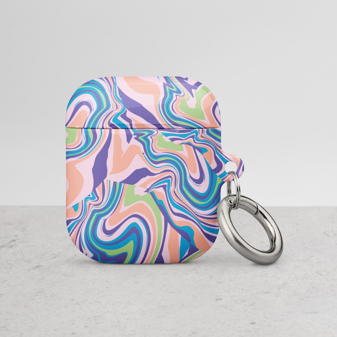 Colorful Pastel Custom Airpods Pro Case, Aesthetic Design Airpods 1 / 2 ...