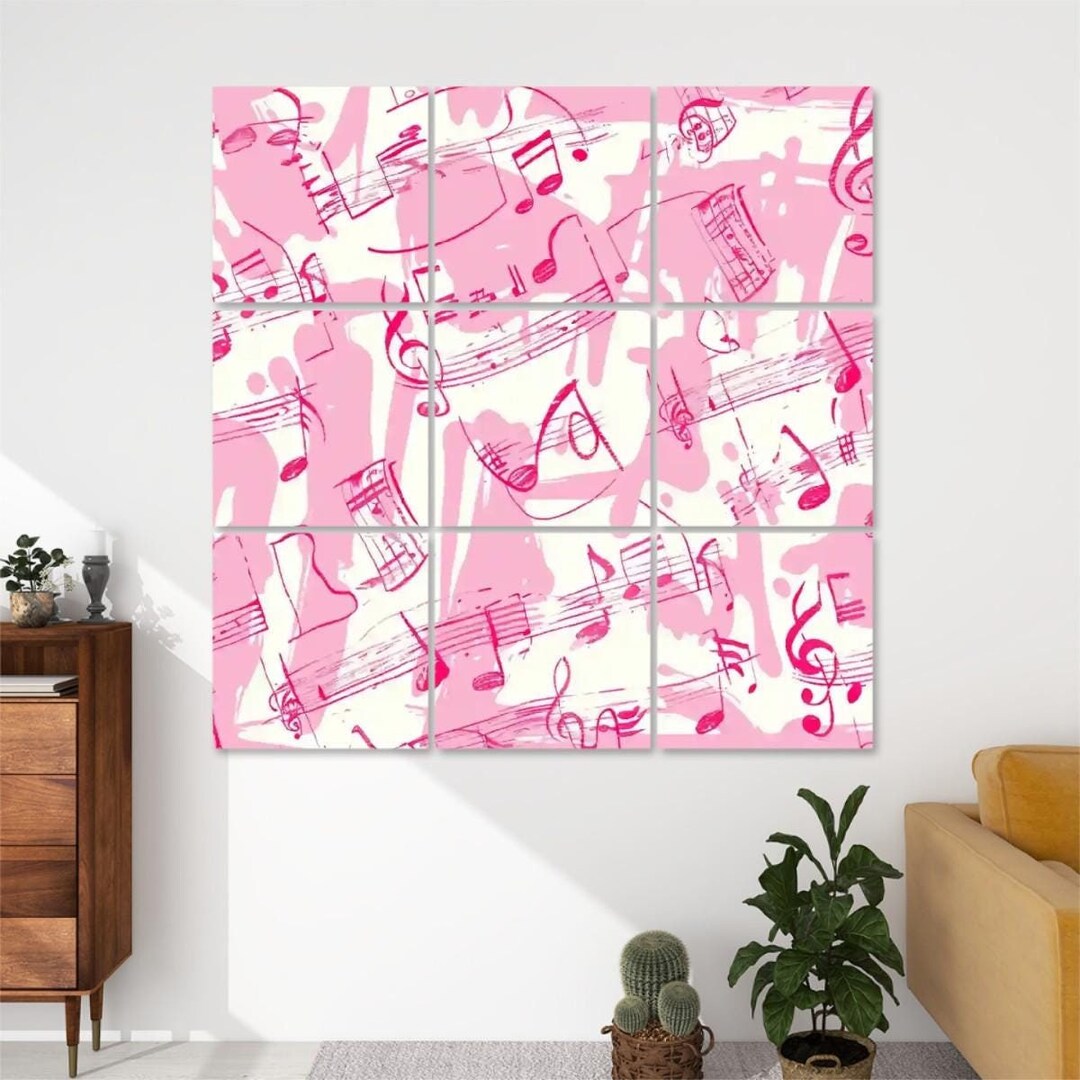 Decorative Acoustic Panel Set of 9 Sound-absorbing Wall Art Panels ...