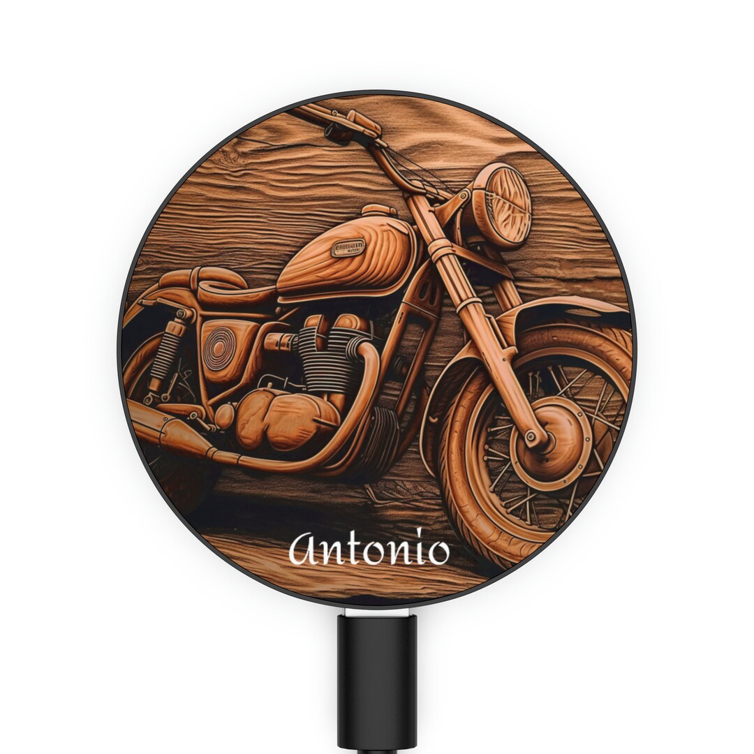 Personalized Motorcycle Magnetic Wireless Charger Custom - Etsy