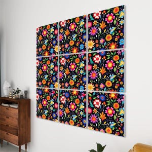 Decorative Acoustic Panel Set of 9 Sound-absorbing Wall Art Panels High ...