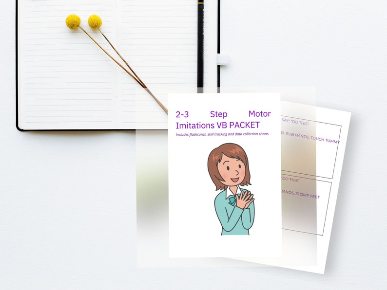 2-3 Step Motor Imitation VB Template Packet, Autism Skills Development ...