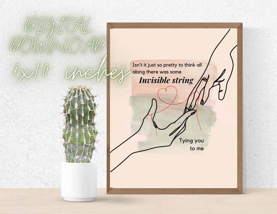 Taylor Swift Eras Invisible String Instant Download - Etsy