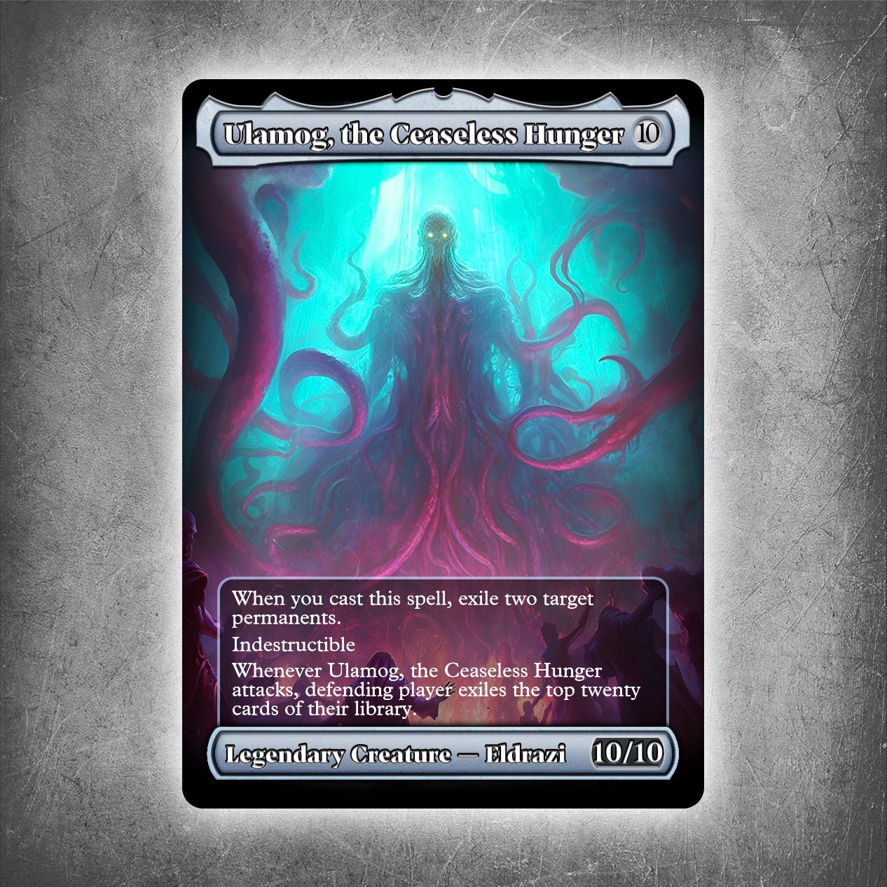 Ulamog, the Ceaseless Hunger 2 Full Art alternative Custom Art / No ...