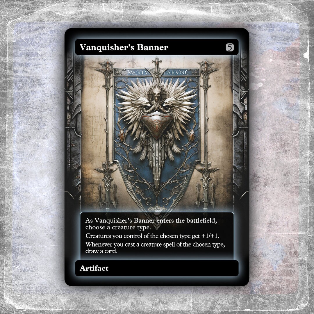 Vanquisher's Banner 1 alternative Custom Art / No Foil - Etsy