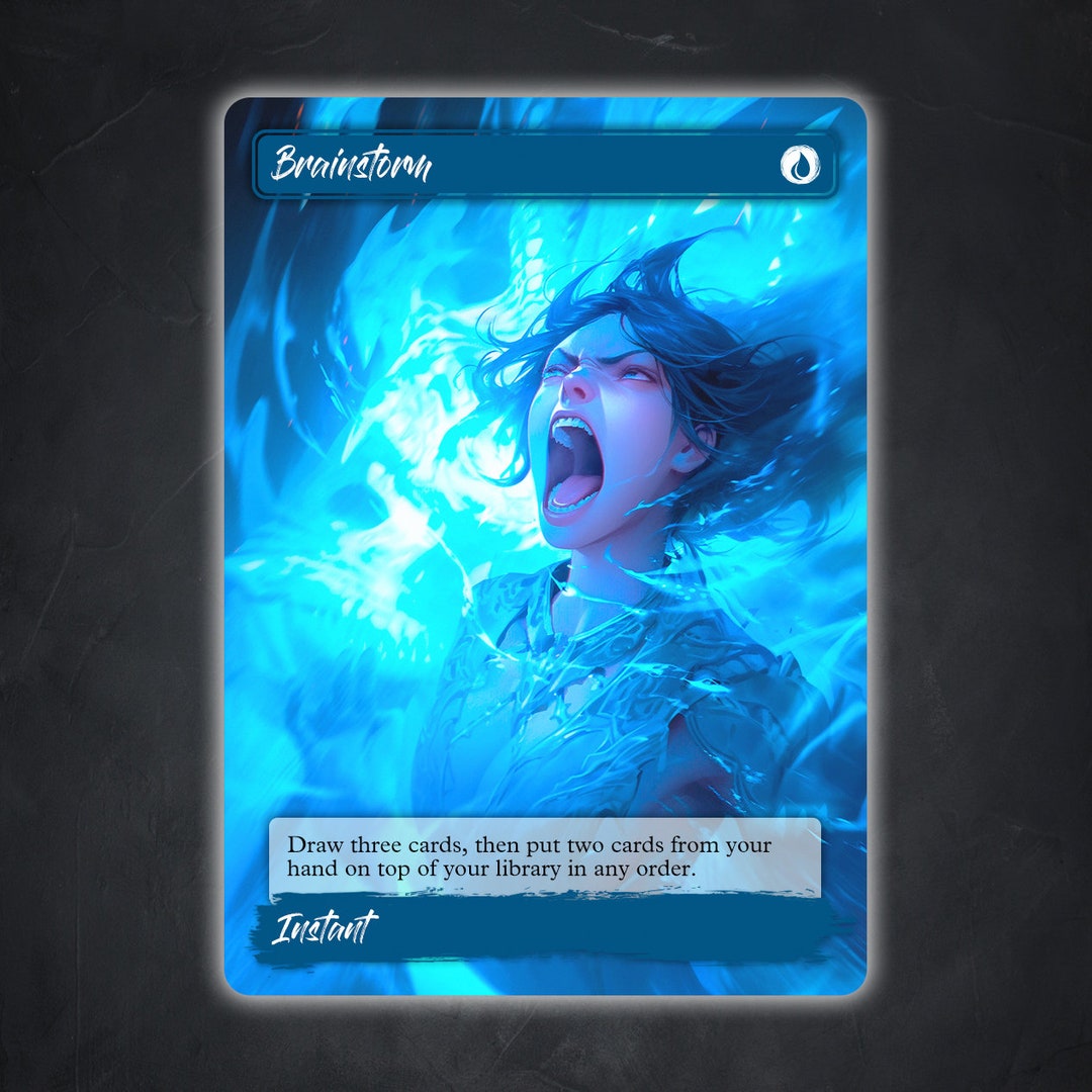 Brainstorm 5 alternative Custom Art / No Foil japan - Etsy