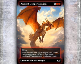 Ancient Copper Dragon PROXY - Etsy