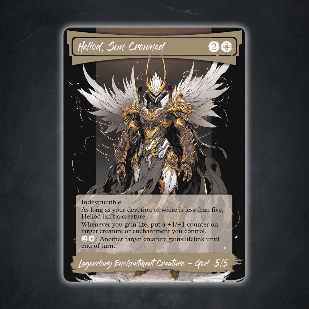 Heliod Sun-crowned 7 alternative Custom Art / No Foil - Etsy