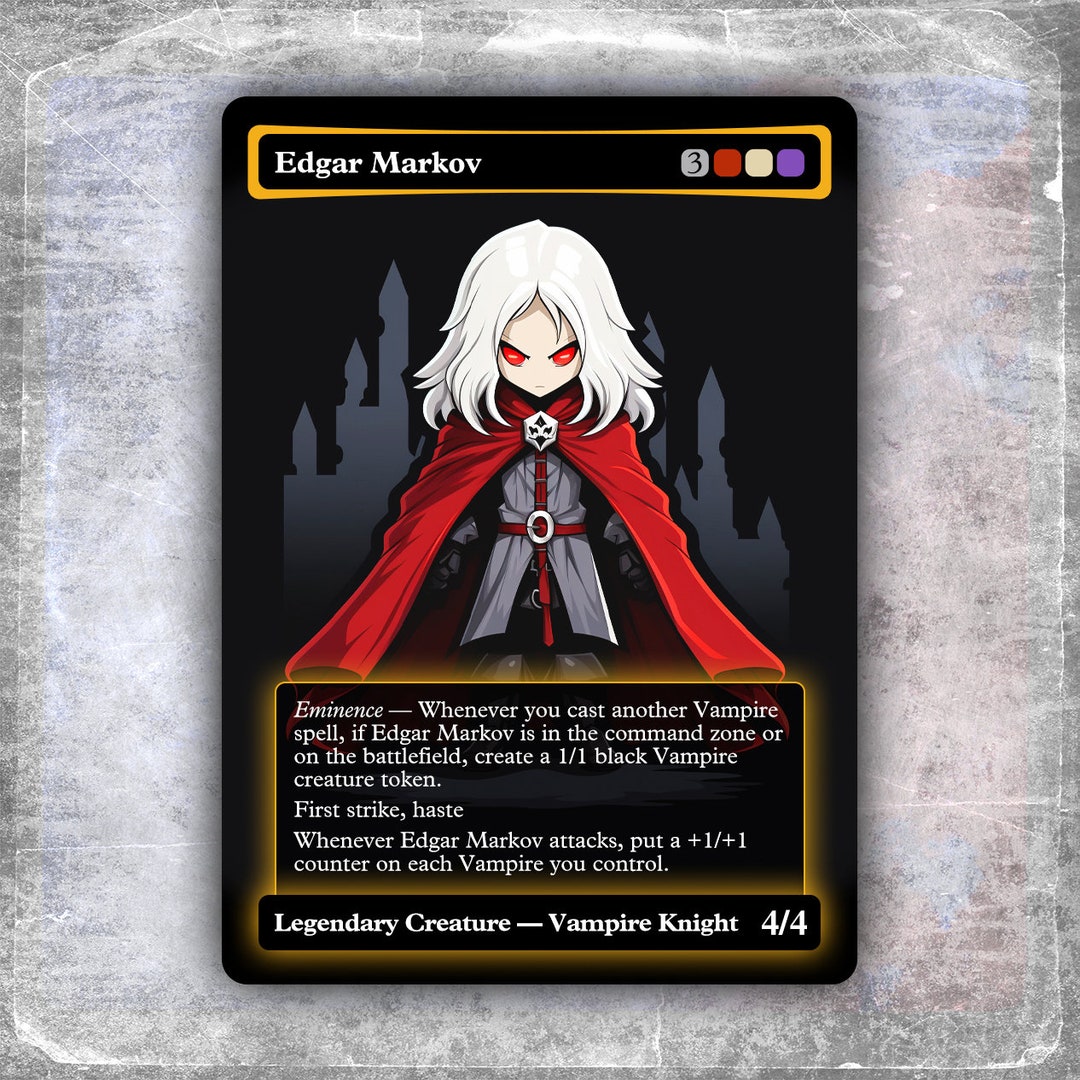 Edgar Markov 8 Cute 2 Tokens alternative Custom Art / No Foil hyperion ...