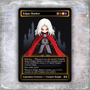 Edgar Markov 8 Cute 2 Tokens alternative Custom Art / No Foil hyperion ...